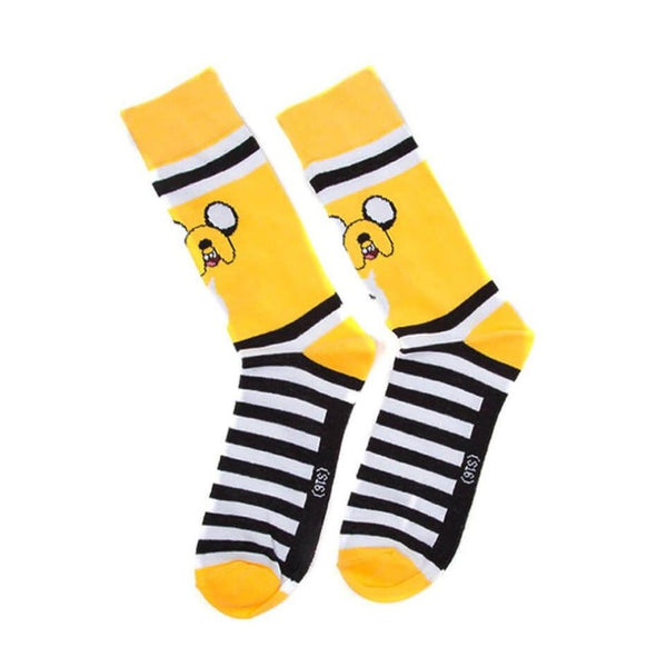 Adventure Time Jake Crew Socks – GeekCore