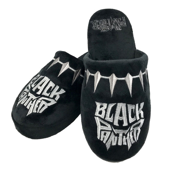 Black Panther Mule Slippers | Official Marvel product | Mens size 5-11 ...