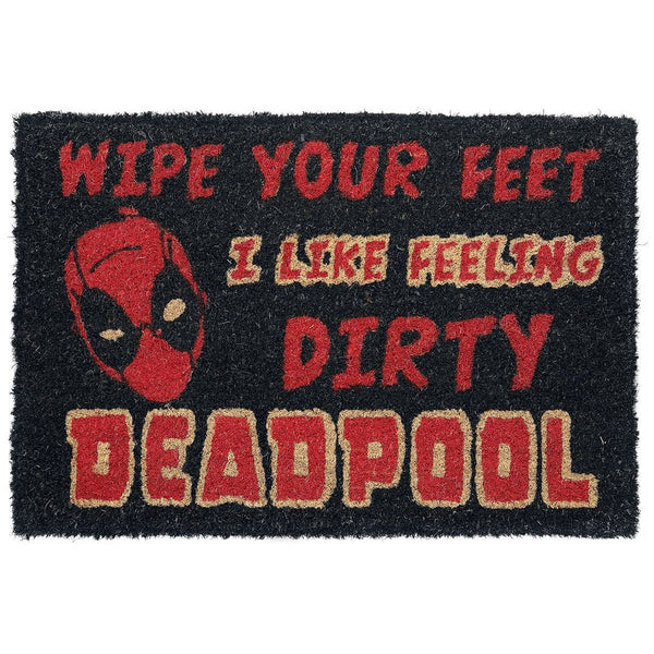 Deadpool I Like Feeling Dirty Coir Doormat – GeekCore