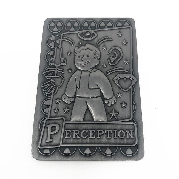 Fallout Limited Edition Metal Perk Card # 2 - Perception – GeekCore