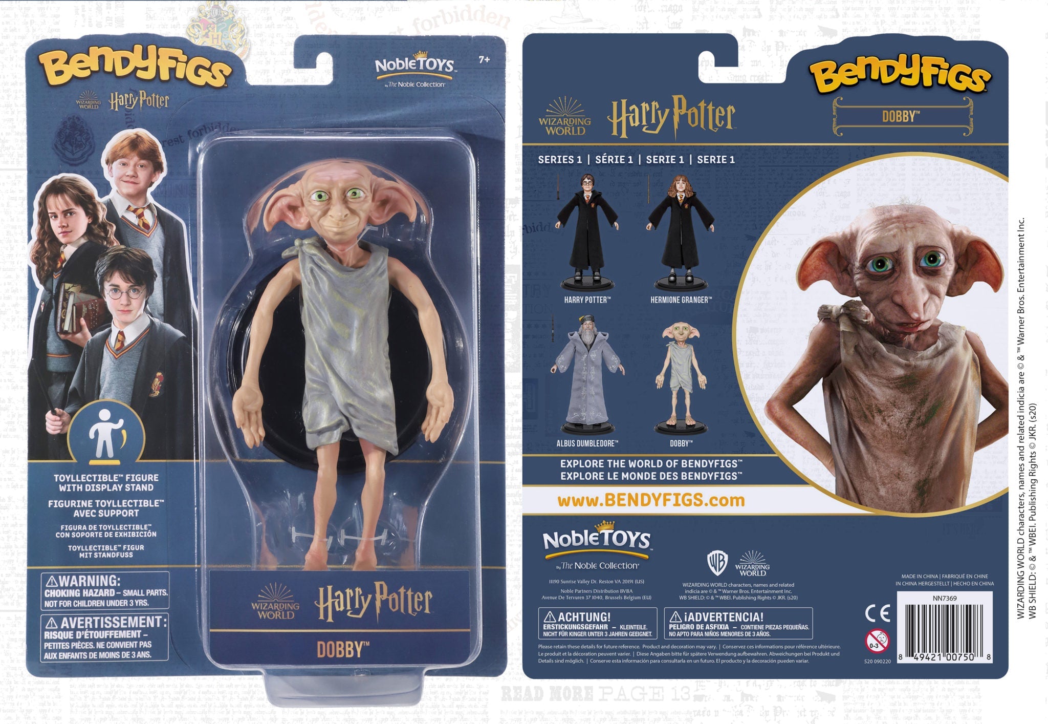 Harry Potter Dobby Bendyfig – GeekCore