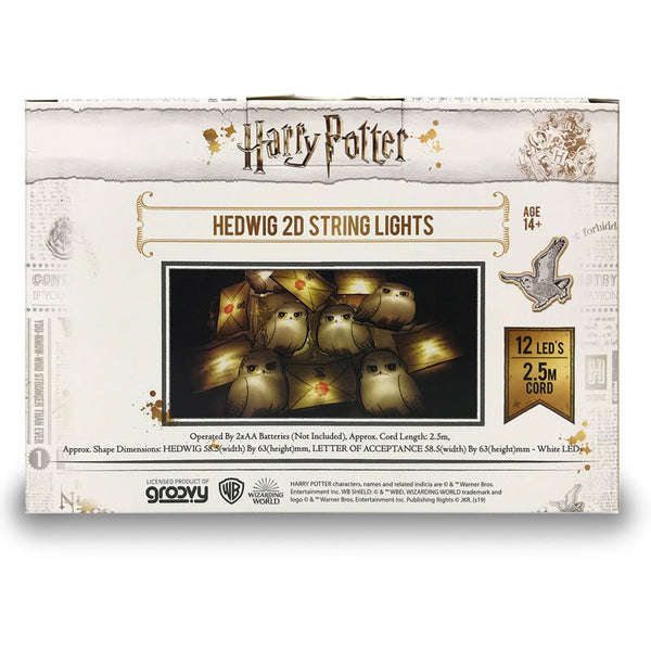 Harry Potter Hedwig and Acceptance Letter String Lights – GeekCore
