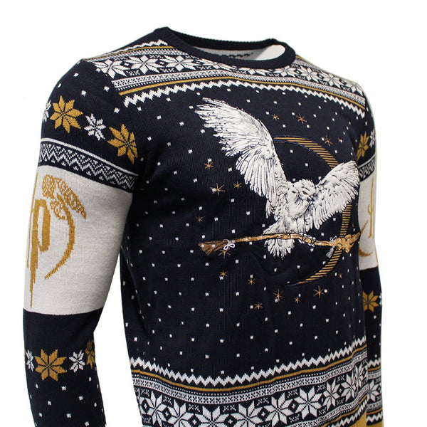 Harry Potter Hedwig Knitted Christmas Sweater – GeekCore