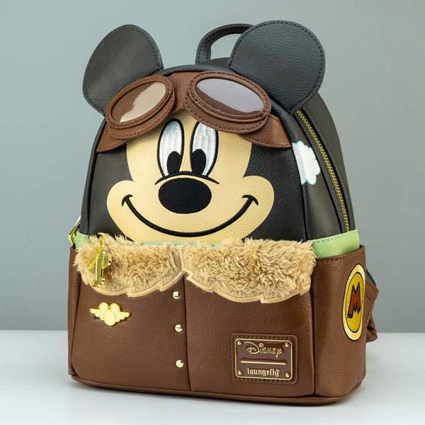 Loungefly x Disney Aviator Mickey Mouse Cosplay Mini Backpack – GeekCore