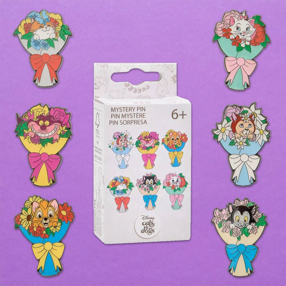 Loungefly x Disney Cat Flower Bouquet Blind Box Mystery Pin – GeekCore