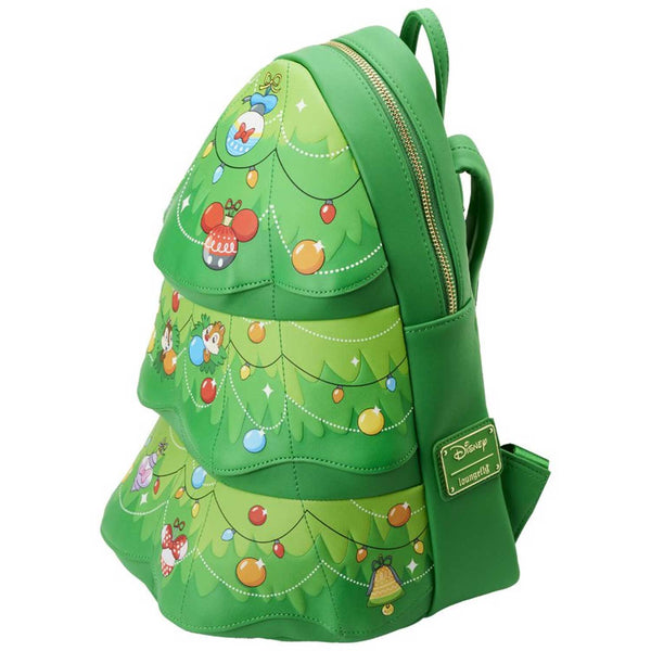 Loungefly x Disney Chip and Dale Figural Christmas Tree Mini Backpack ...
