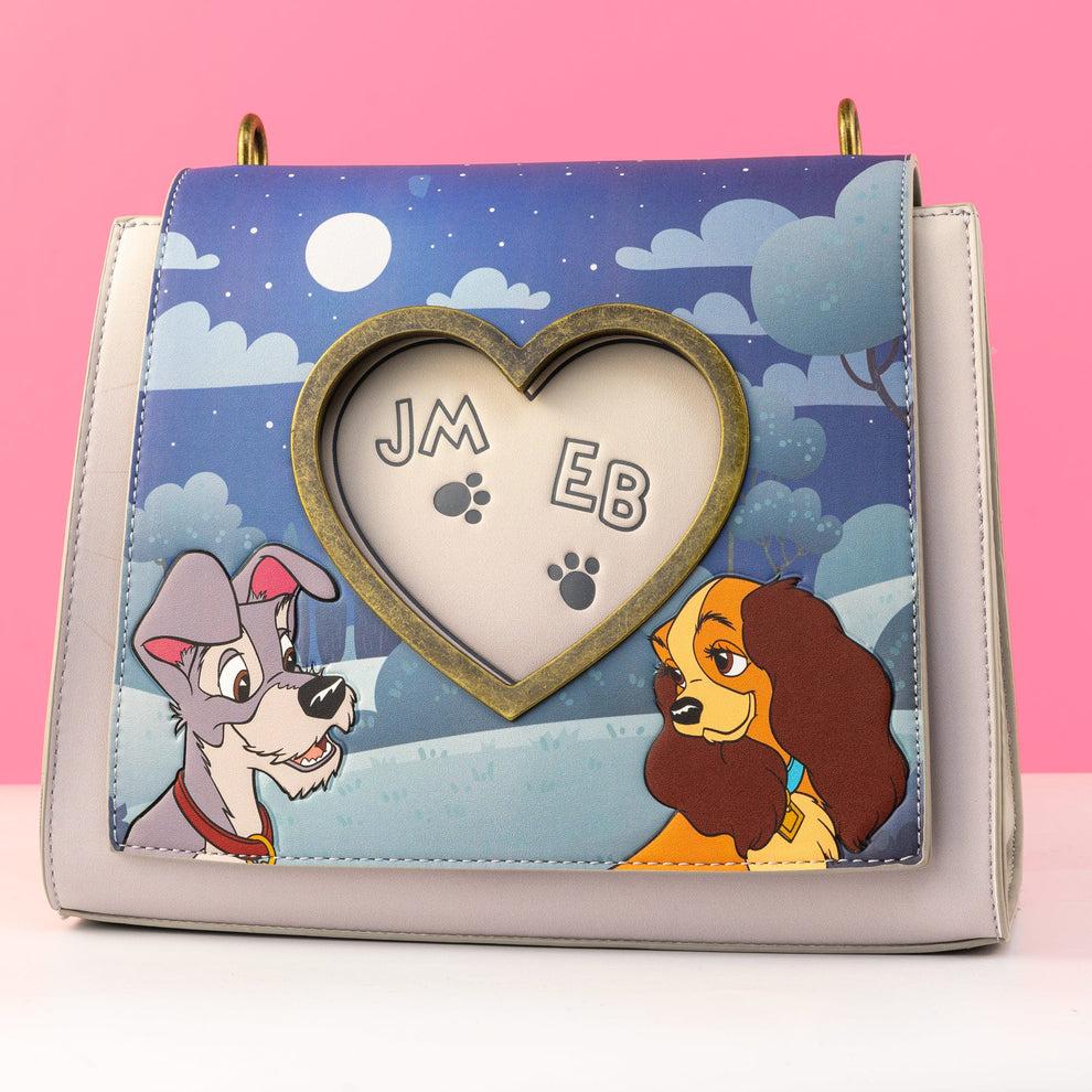 Loungefly x Disney Lady and the Tramp Wet Cement Crossbody Bag – GeekCore