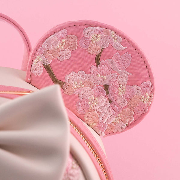 Loungefly x Disney Minnie Mouse Cherry Blossom Cosplay Mini Backpack ...
