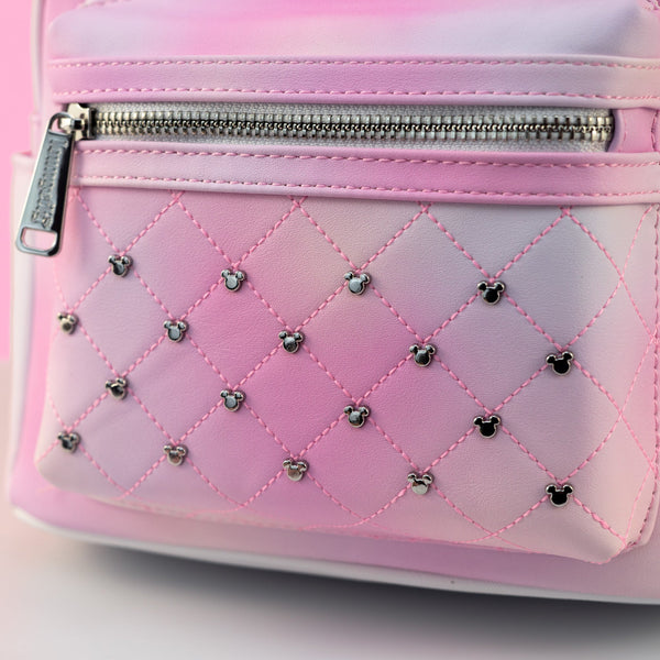 Loungefly x Disney Minnie Mouse Pink Ombre Quilted Mini Backpack – GeekCore