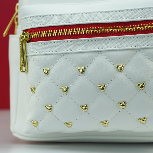 Loungefly x Disney Minnie Mouse White Quilted Mini Backpack – GeekCore