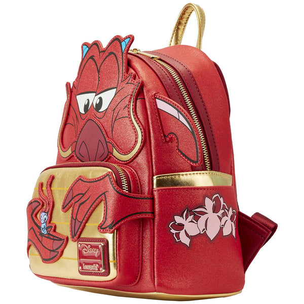 Loungefly x Disney Mulan 25th Anniversary Mushu Cosplay Mini Backpack ...