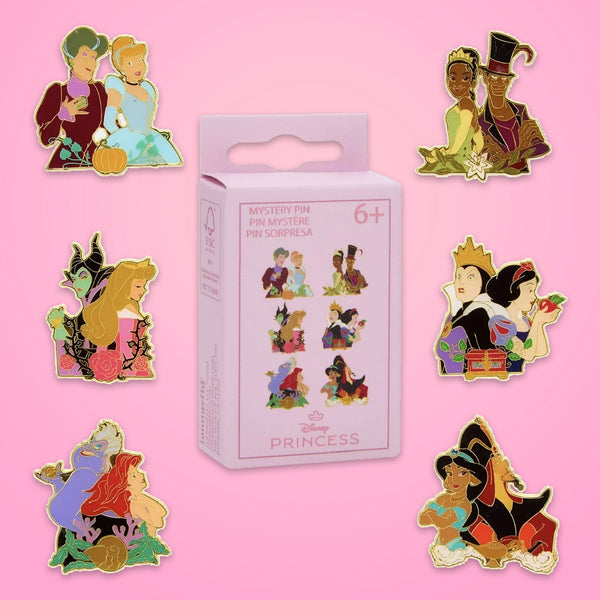 Loungefly x Disney Princess and Villains Duo Blind Box Mystery Pin ...