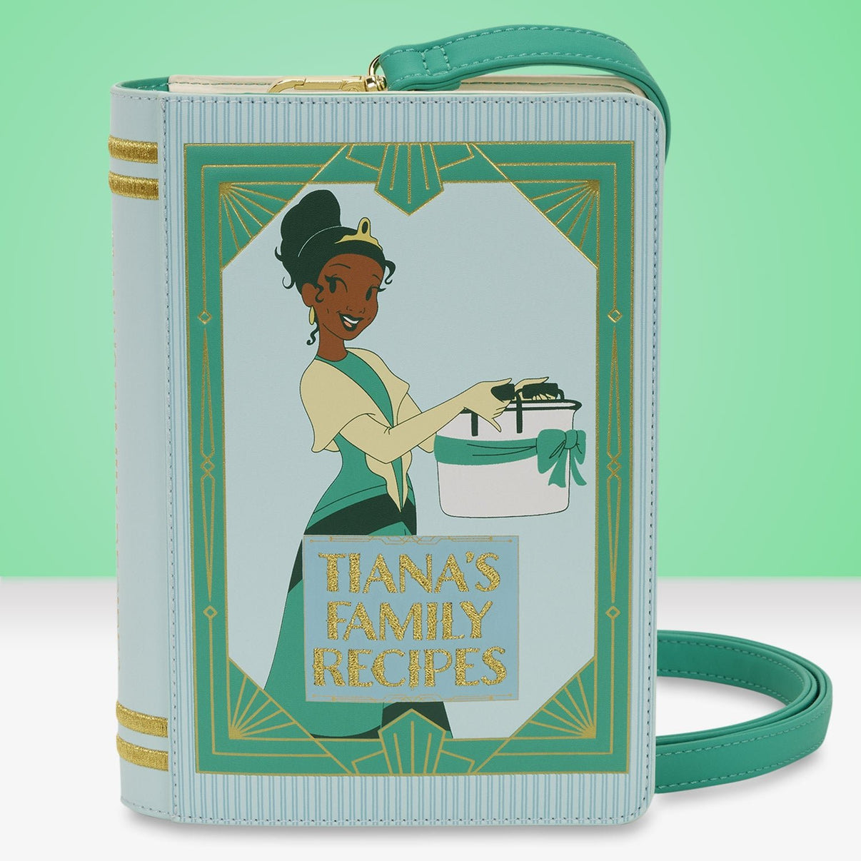 Loungefly x Disney Princess Tiana Recipe Book Crossbody Bag – GeekCore