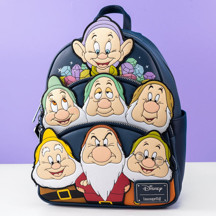 Loungefly x Disney Snow White and the Seven Dwarfs Triple Pocket Mini ...