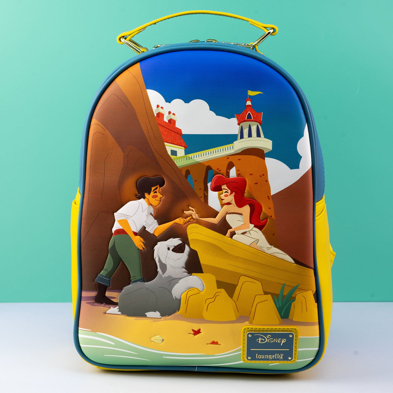 Loungefly x Disney The Little Mermaid Ariel and Eric Beach Scene Mini ...