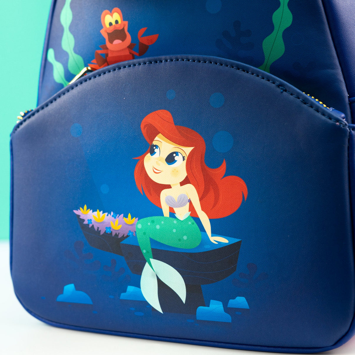 Loungefly x Disney The Little Mermaid Princess Ariel and Sebastian Min ...