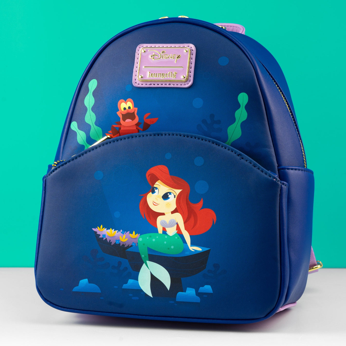 Loungefly x Disney The Little Mermaid Princess Ariel and Sebastian Min ...