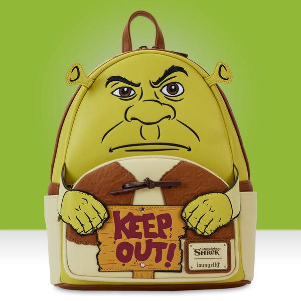 Loungefly x Dreamworks Shrek Keep Out Cosplay Mini Backpack – GeekCore