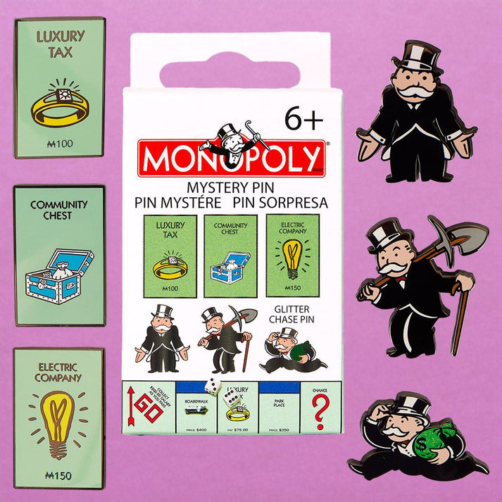 Loungefly x Hasbro Monopoly 90th Anniversary Blind Box Mystery Pin ...