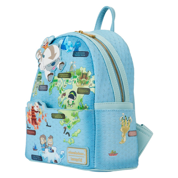 Loungefly x Nickelodeon Avatar: The Last Airbender Map Mini Backpack ...