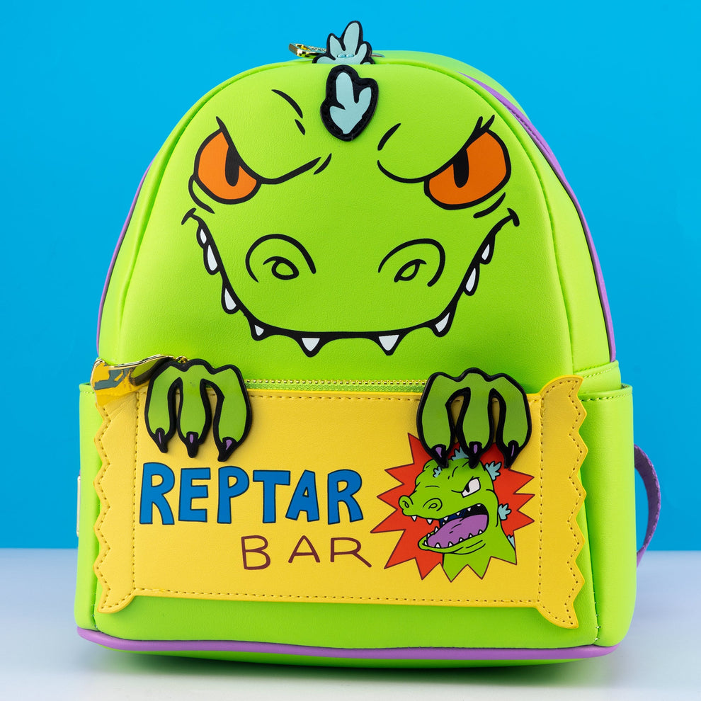 Loungefly x Nickelodeon Rugrats Reptar Cosplay Mini Backpack – GeekCore