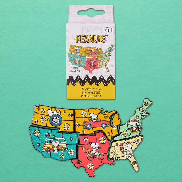 Loungefly x Peanuts Snoopy Map Blind Box Mystery Pin – GeekCore