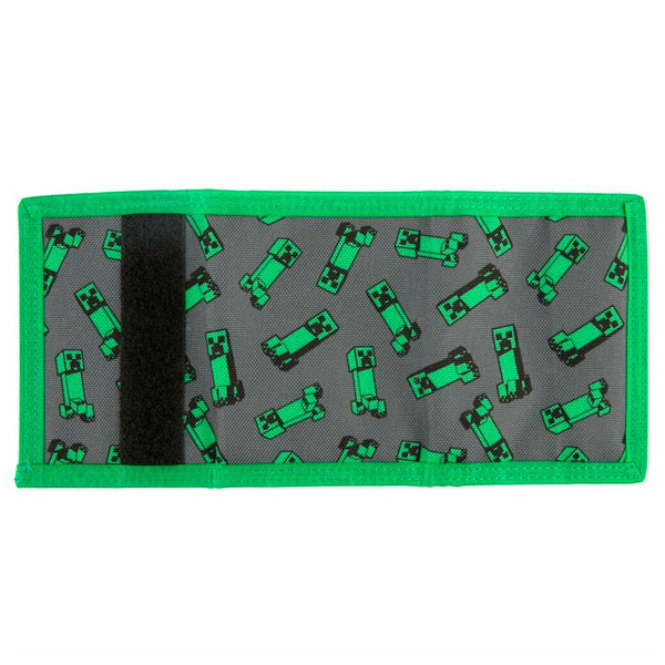 Minecraft Creeper Crowd Trifold Wallet – GeekCore