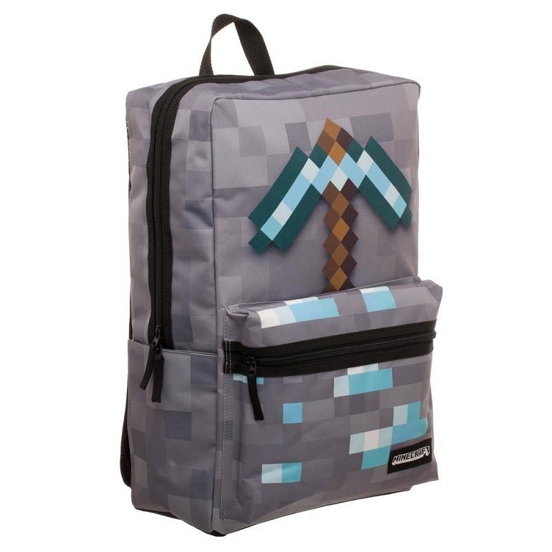 Minecraft Diamond Pickaxe Backpack – GeekCore