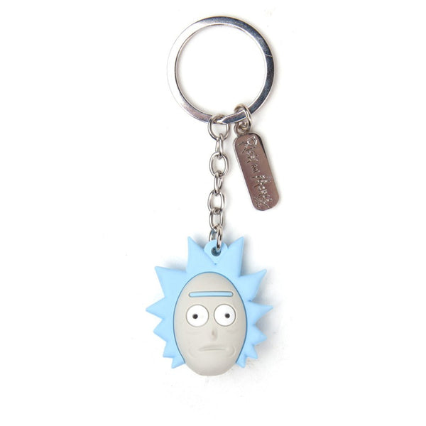Rick and Morty Rick Sanchez 3D Rubber Key Chain – GeekCore