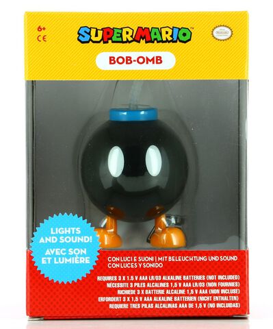 Super Mario Bomb-Omb Windup Toy with Lights and SFX – GeekCore