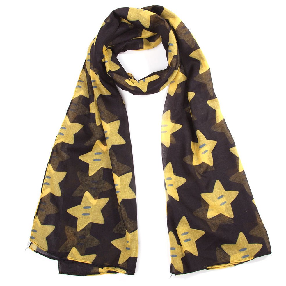 Super Mario Super Star All Over Print Fashion Scarf – GeekCore